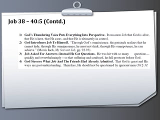 Book of Job - Biblical Literature | PPS