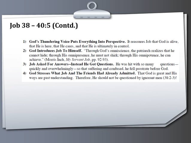 Book of Job - Biblical Literature | PPS