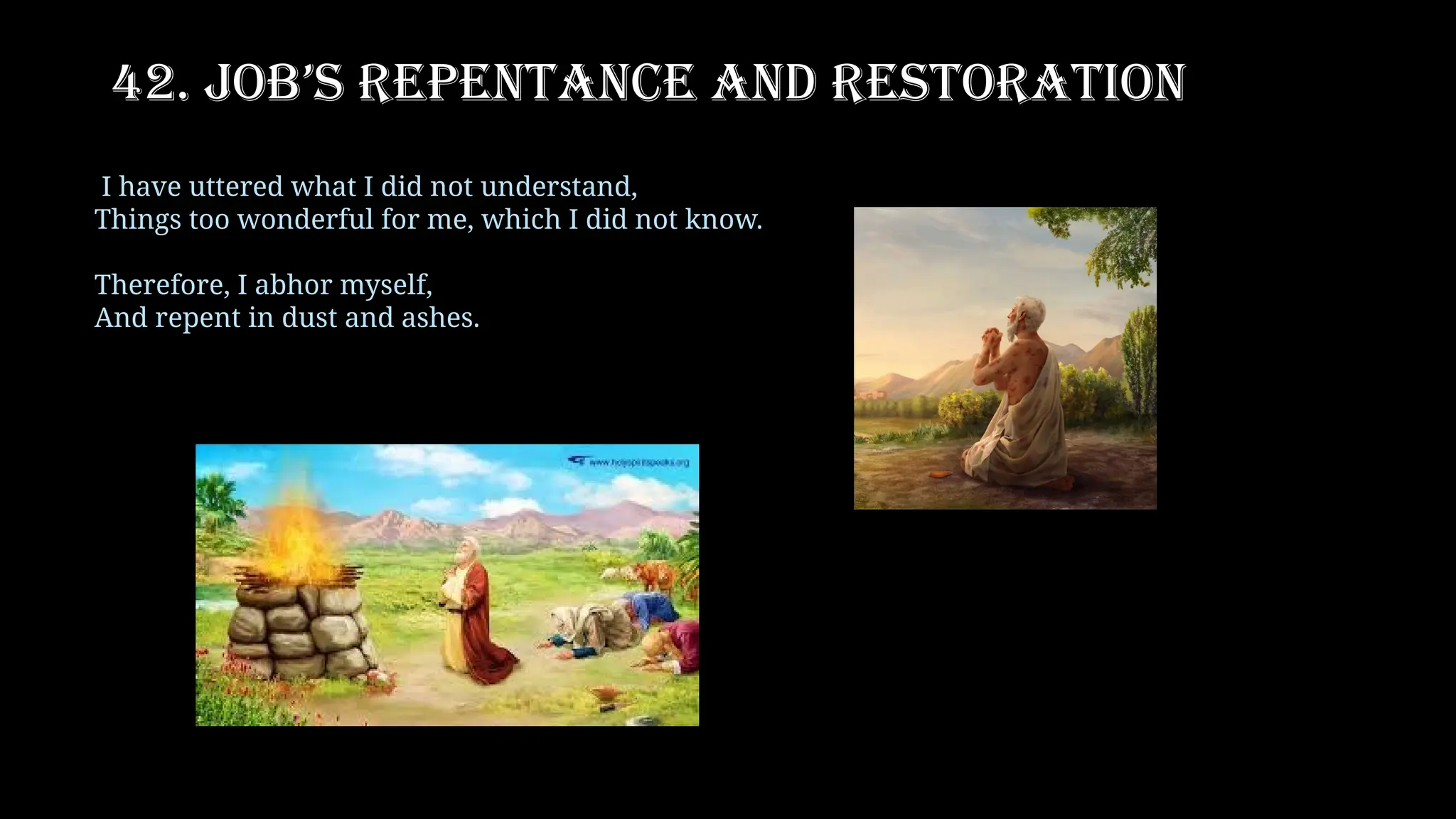 BOOK OF JOB COMPLETE BIBLE STUDY BY RHEMA JOY SHARATH | PPTX