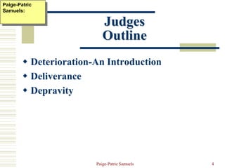 Book of judges | PPTX