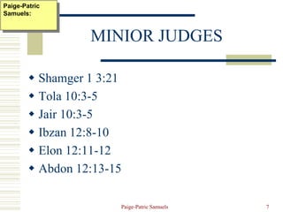 Book of judges | PPTX