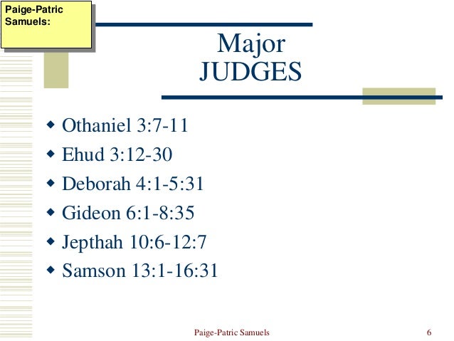 Book of judges