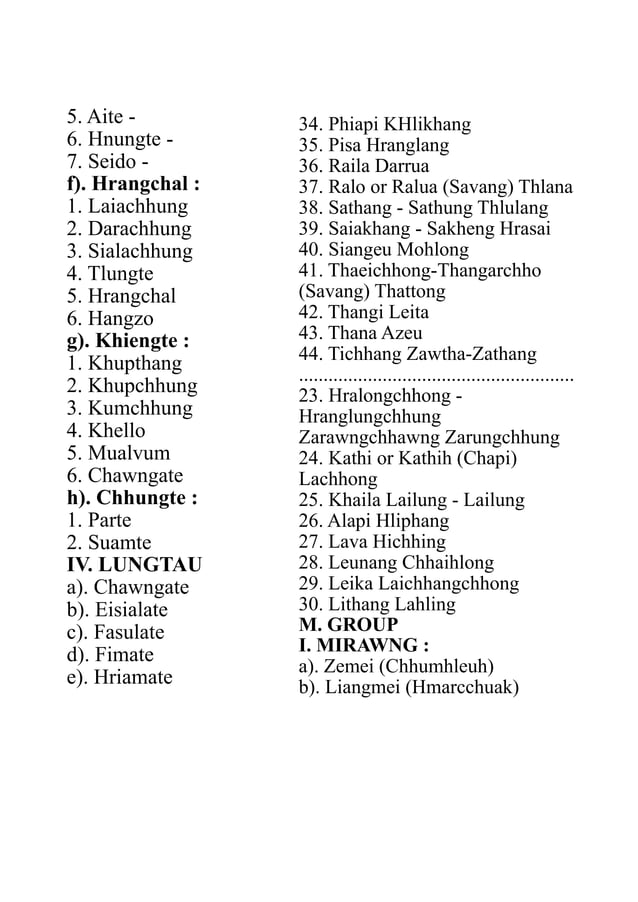 Book of Khulmi Kuki Alphabet | PDF