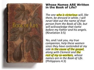 The Book of Life | PPT