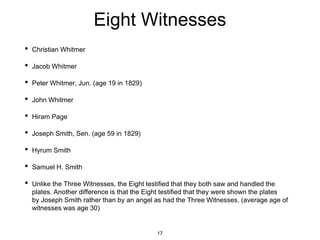Introductory pages to The Book of Mormon | PPTX
