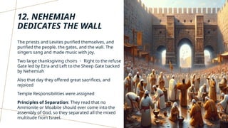 Book of nehemiah complete Bible study by Rhema Joy Sharath | PPTX