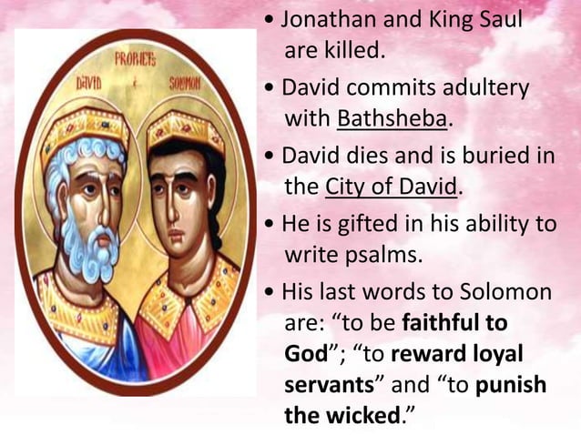 King David and the Psalm 19 | PPTX