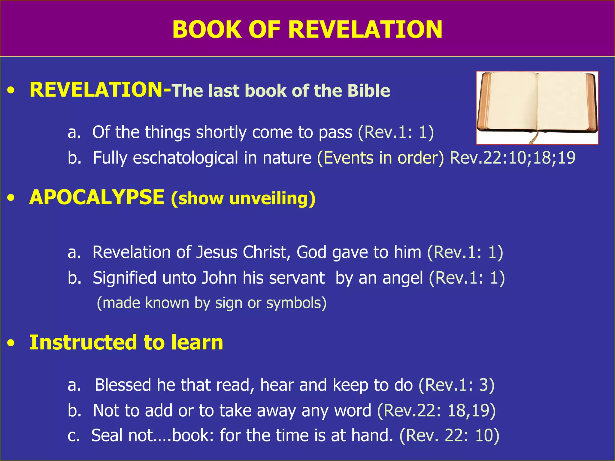 Book Of Revelation | PPT
