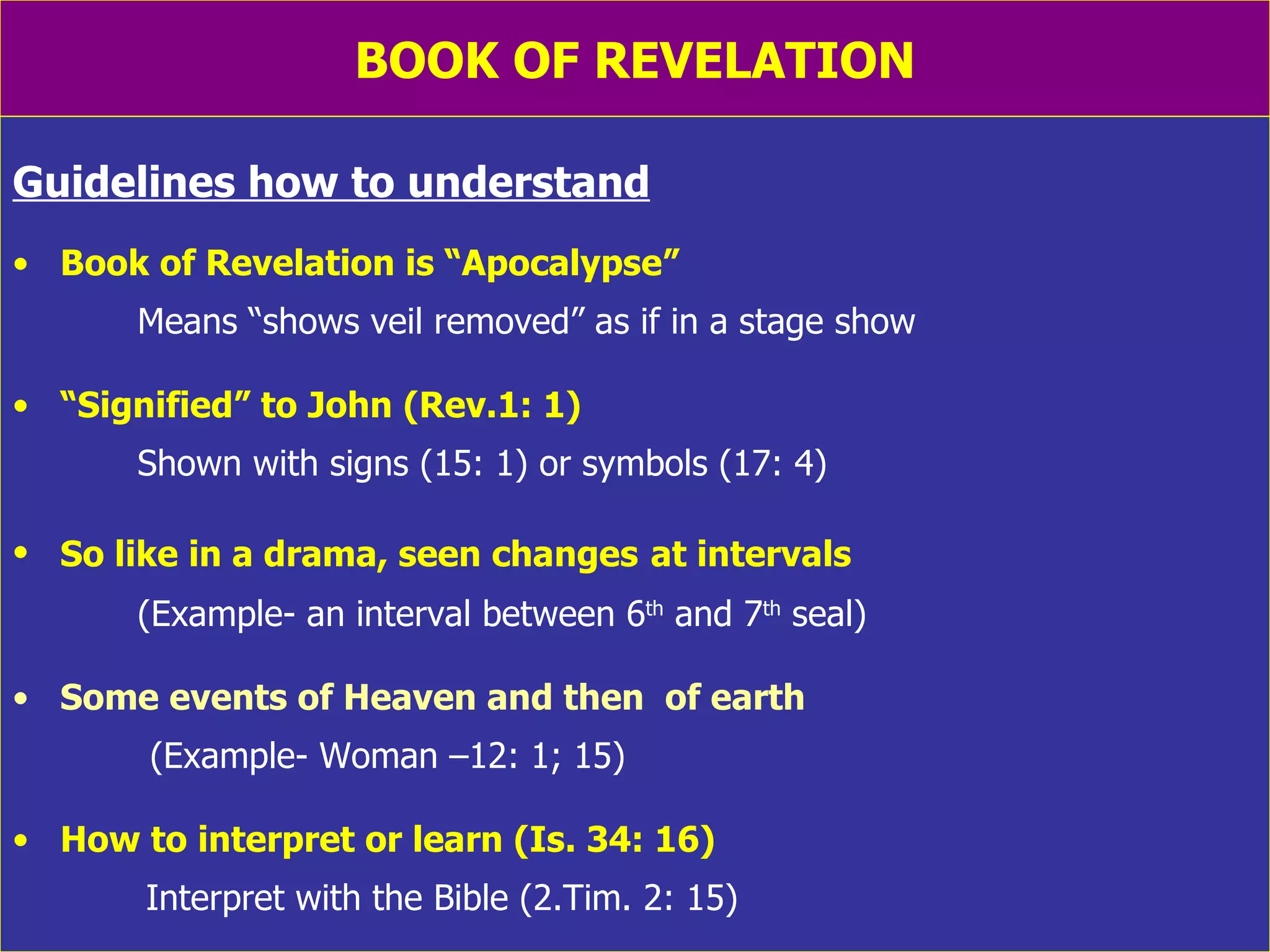 Book Of Revelation | PPT