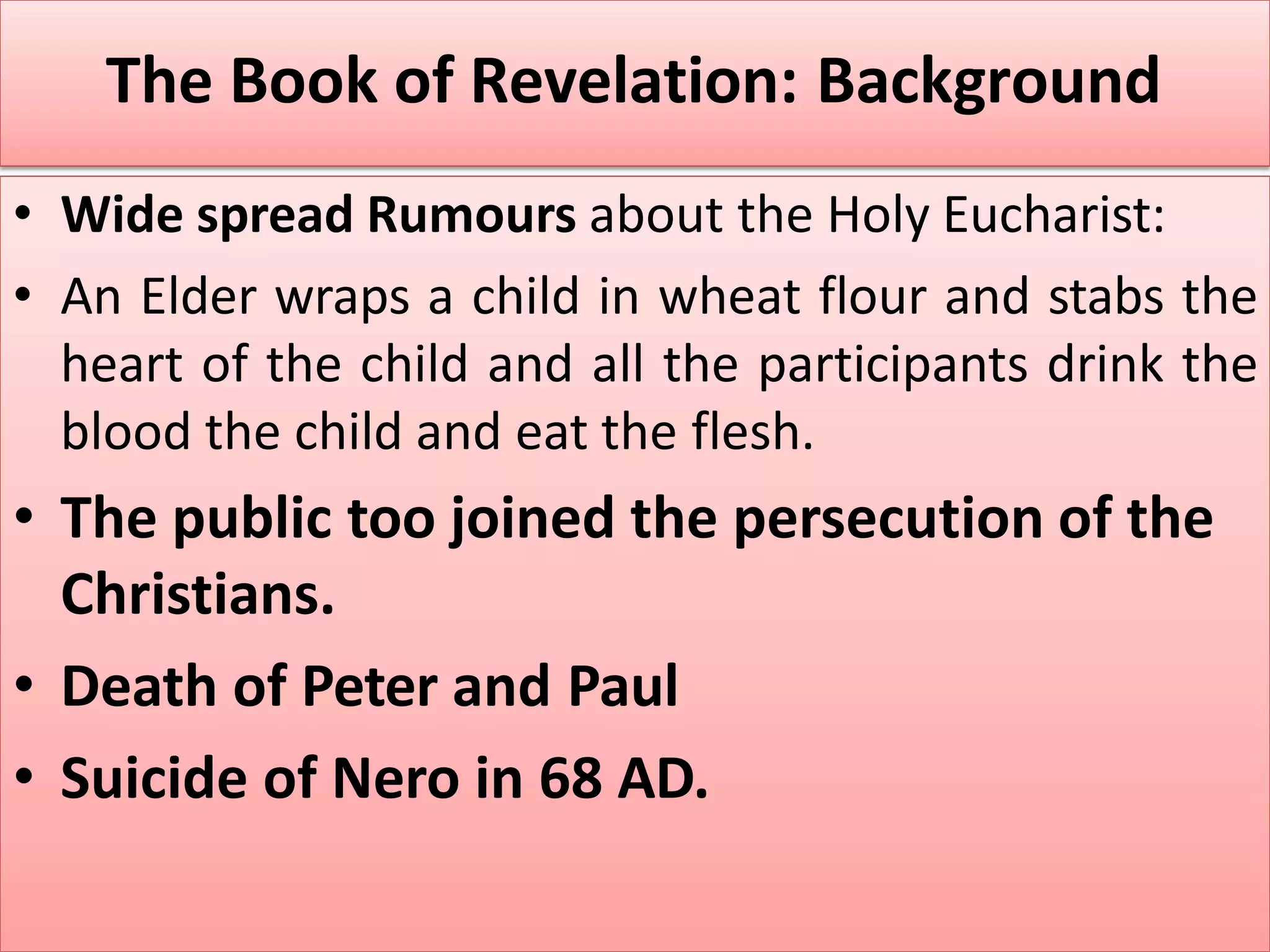 Book of revelation | PPT