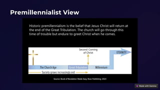 End of Times Views - Book of Revelation Summary | PPT