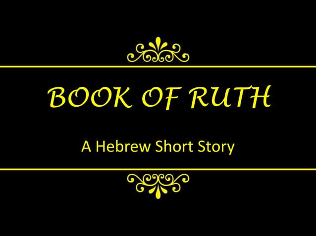 Book of ruth | PPT