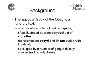 Book of the Dead Project | PDF