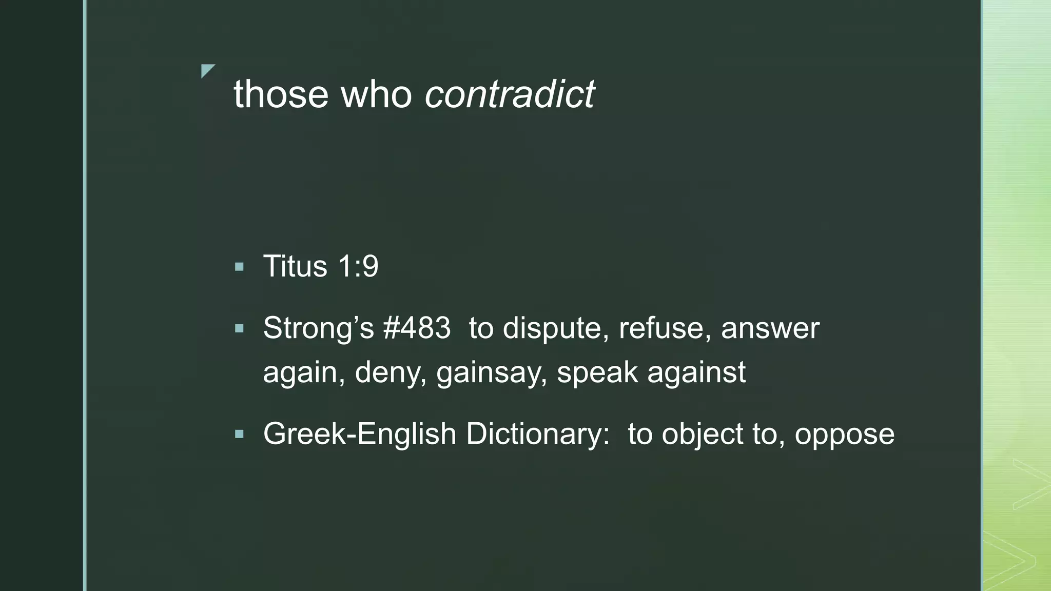 Book of Titus - Part 3: Qualifications of Elders | PPTX | Christianity | Religion & Spirituality