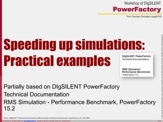 PowerFactory Applications for Power System Analysis, 26th October 2015 ...