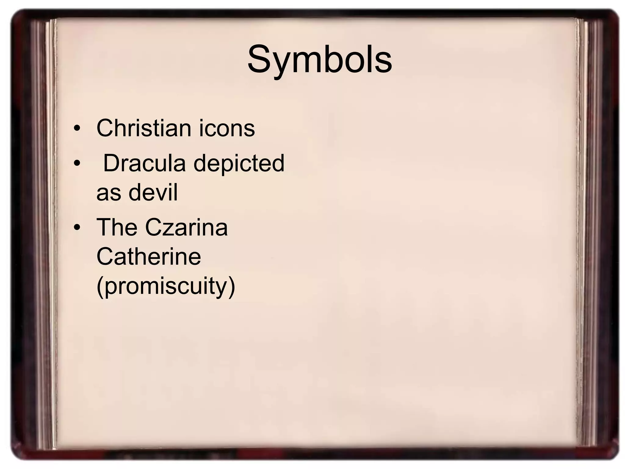 Book presentation "Dracula" by Bram Stoker | PPTX