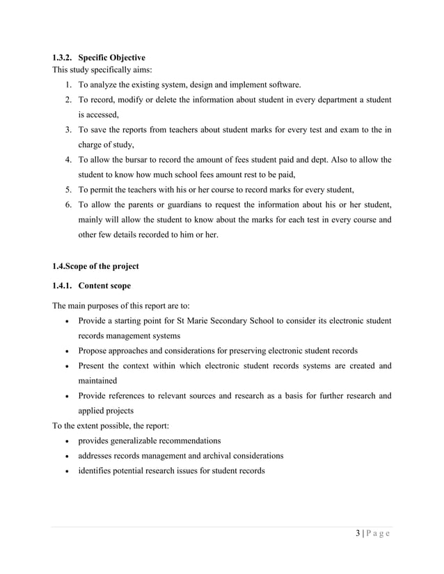 Electronic Student Record Management System | PDF