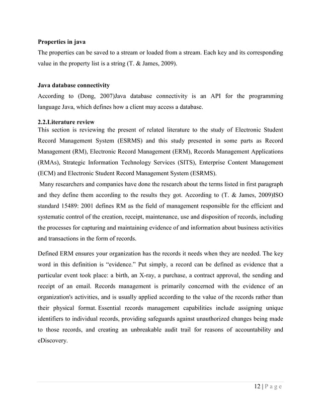 Electronic Student Record Management System | PDF