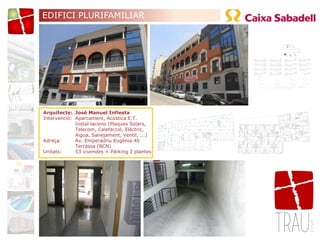 TRAU - Book Edificacions - Enginyeria Arquitectura 2012 | PPTX