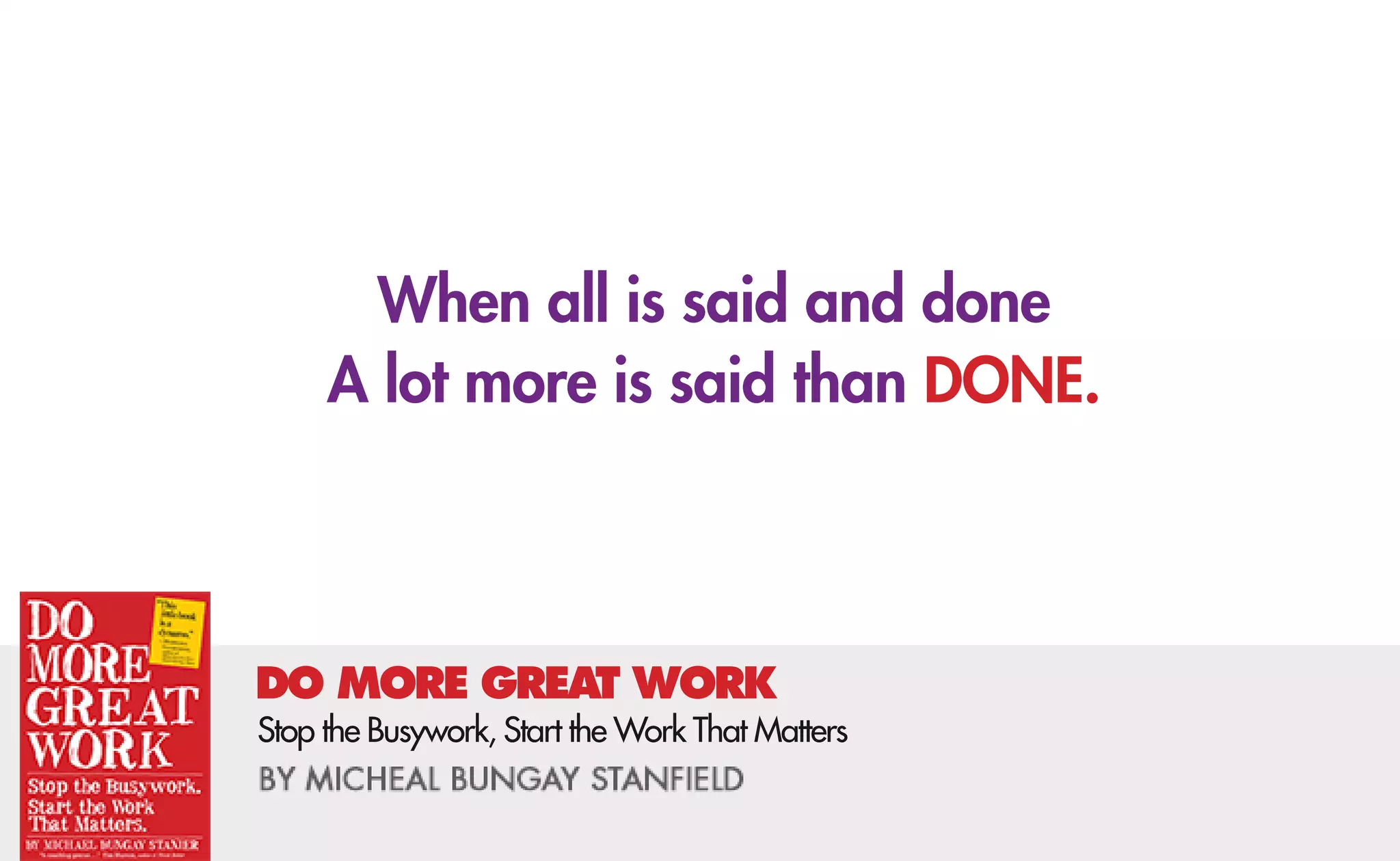 Do More Great Work Quotes | PDF