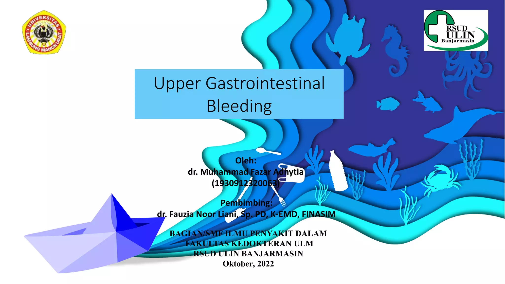 UPPER GI BLEEDING | PPTX
