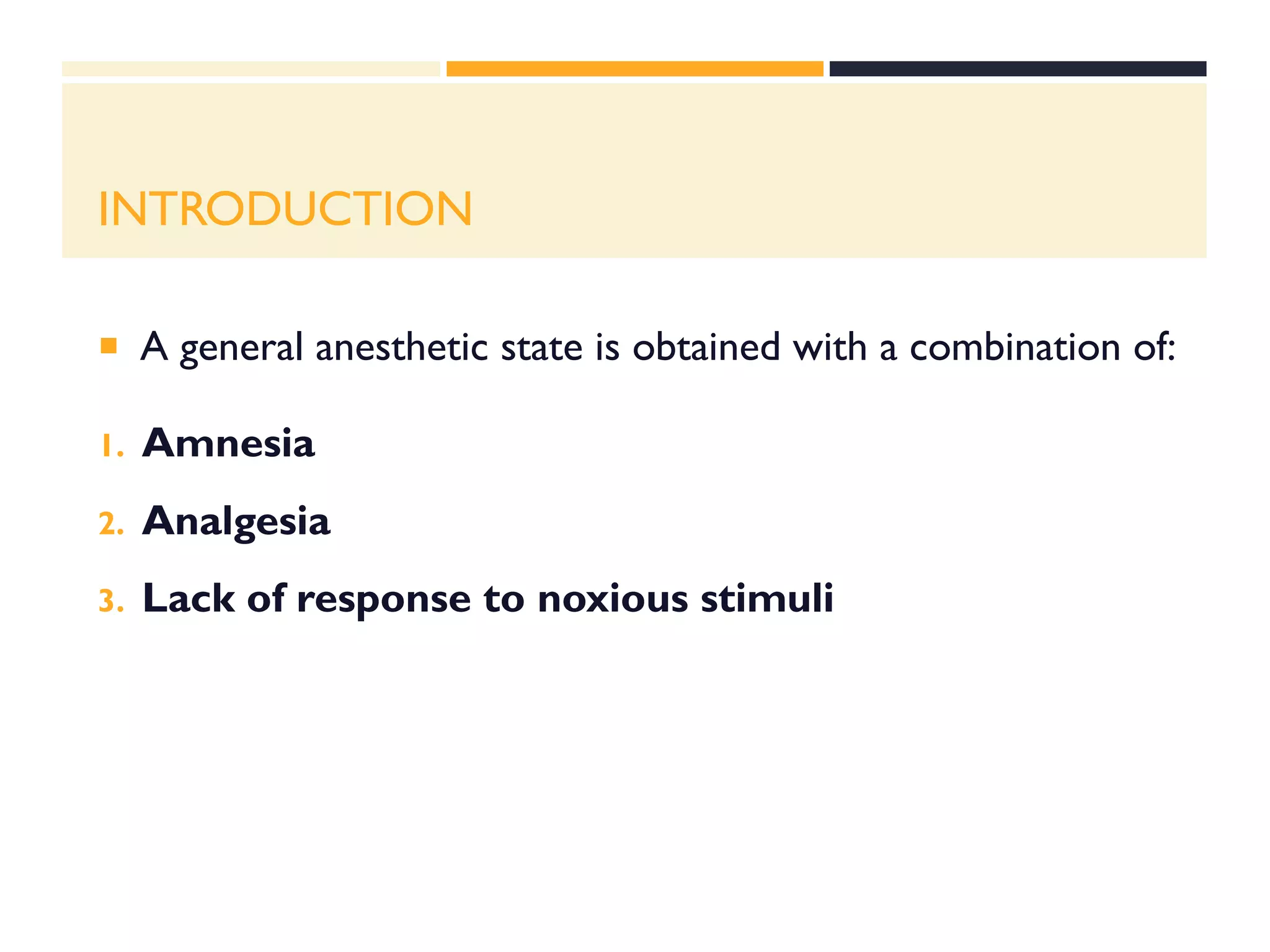 Molecular and Cellular Mechanisms of Anesthesia | PPT