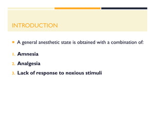 Molecular and Cellular Mechanisms of Anesthesia | PPT