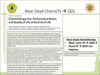 end of life chemotherapy | PPTX