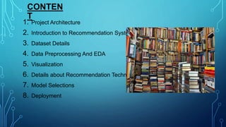 Book Recommendation System using Machine Learning | PPTX