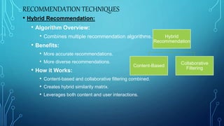 Book Recommendation System using Machine Learning | PPTX