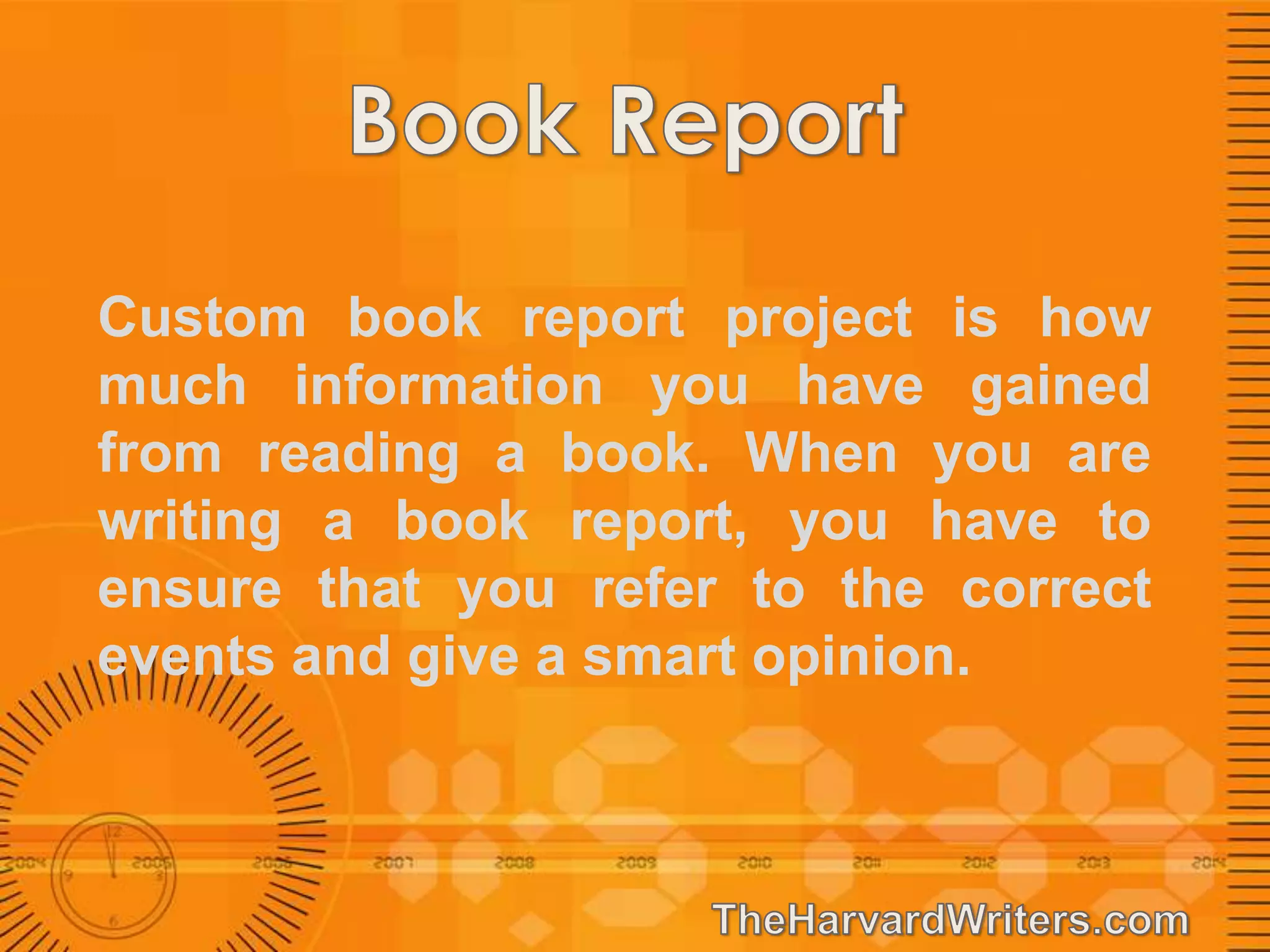 Book report | PPT