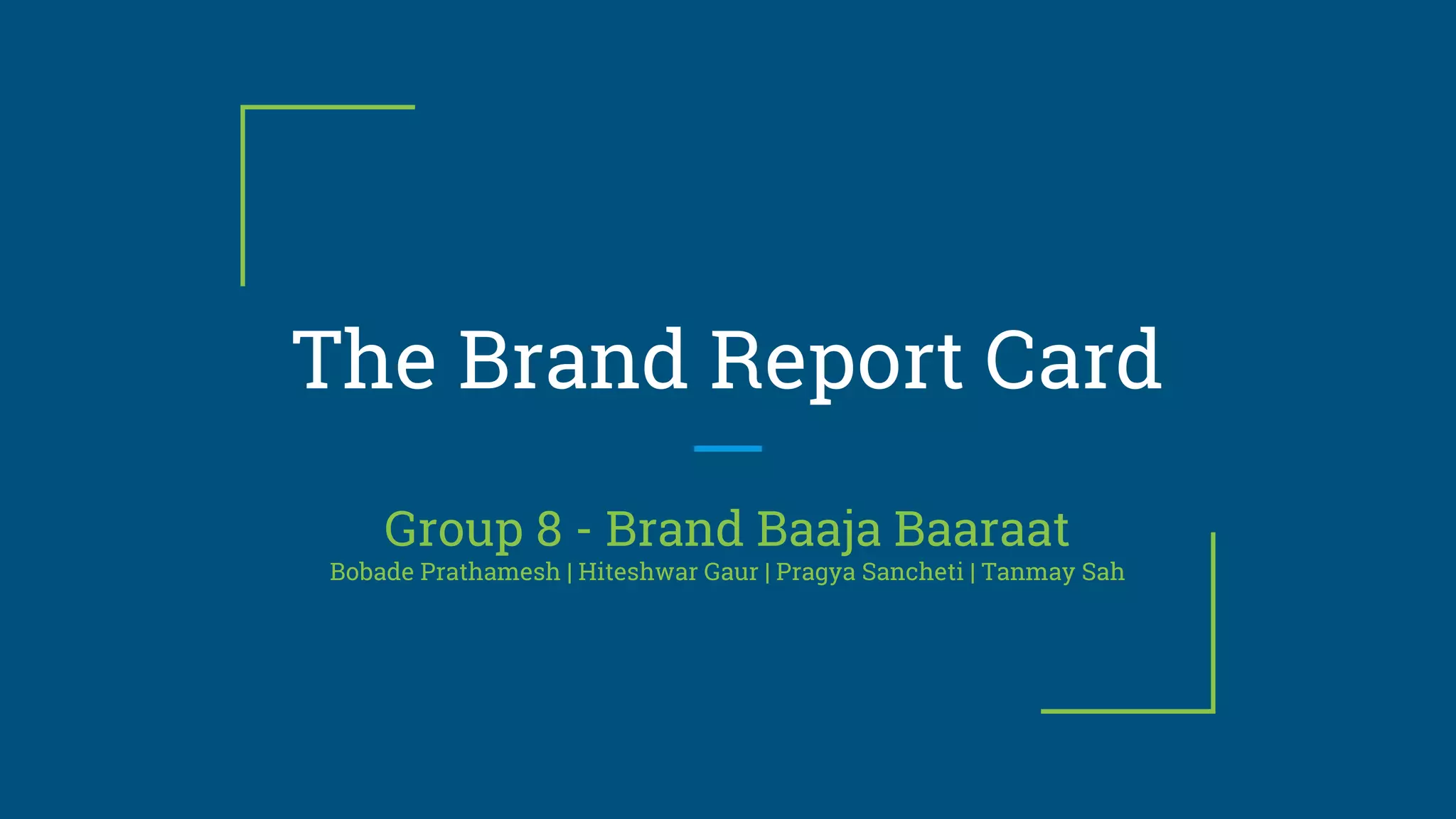 The brand report card | PDF