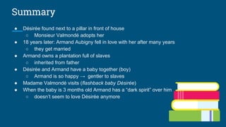 Book report - Desiree's Baby | PDF