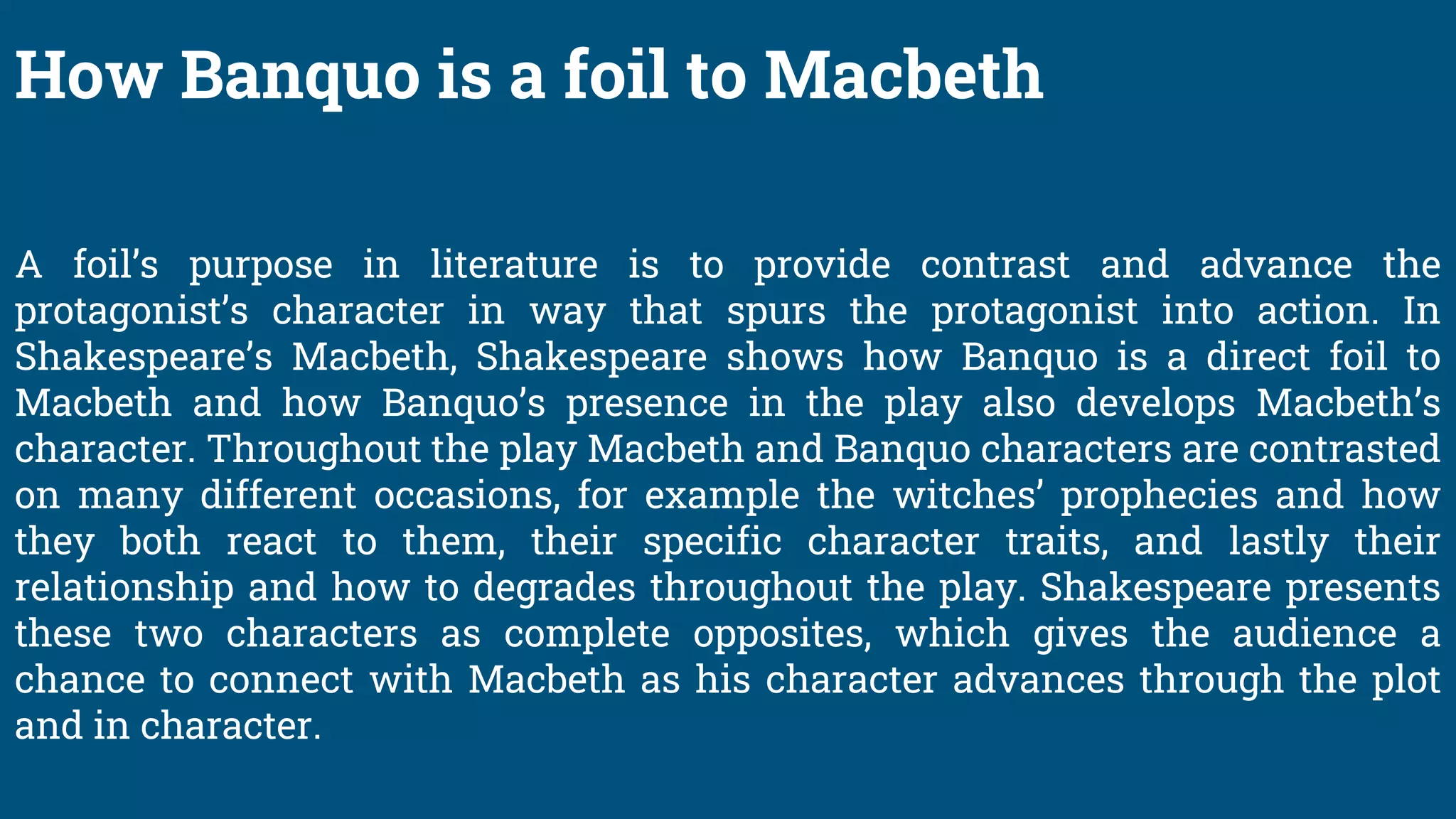 Character of Banquo | PPTX