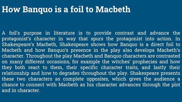 Character of Banquo | PPTX