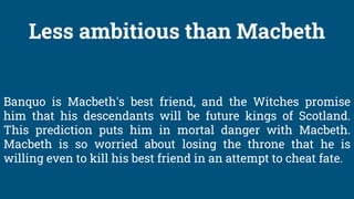 Macbeth Characters Banquo