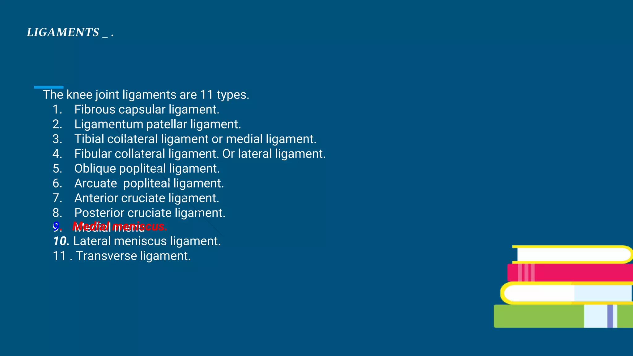 KNEE joint slide share | PPTX