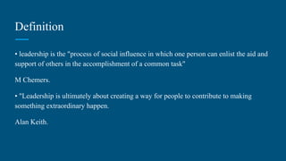 Leadership ppt | PDF