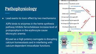 Lead poisoning, clinical examination, diagnosis | PPTX