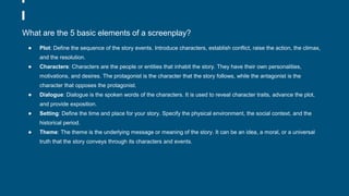 How to Write a Screenplay – Stepwise Guide with Example | PPTX