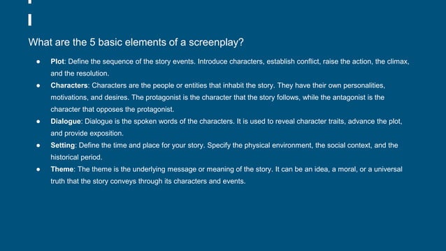 How To Write A Screenplay Stepwise Guide With Example Ppt