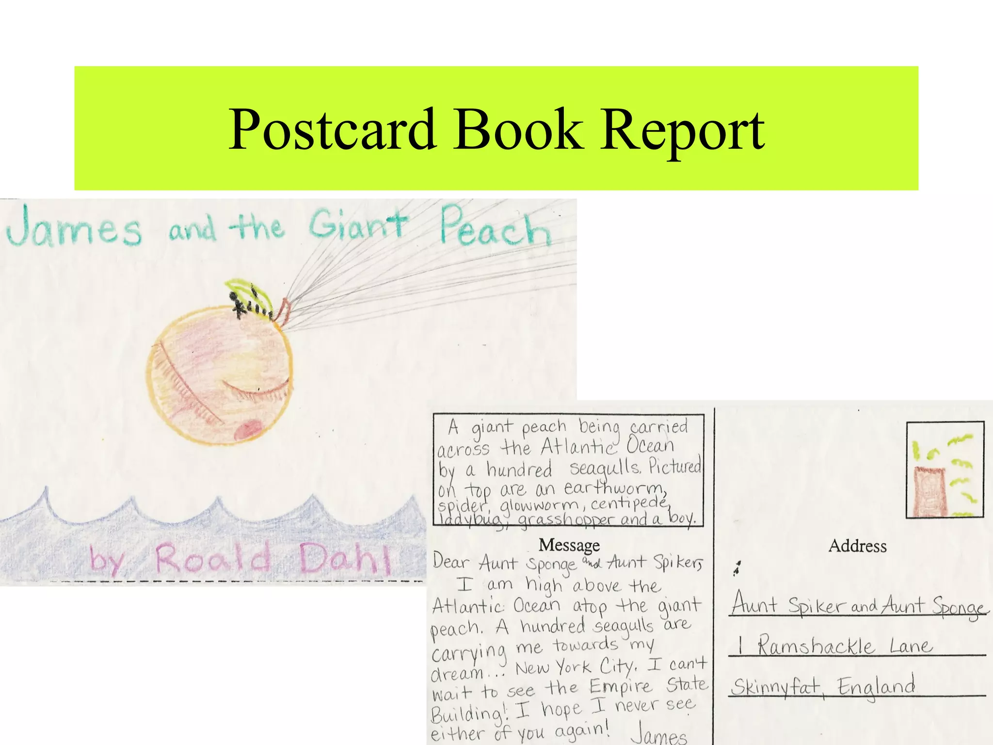 Book Report Projects | PPT