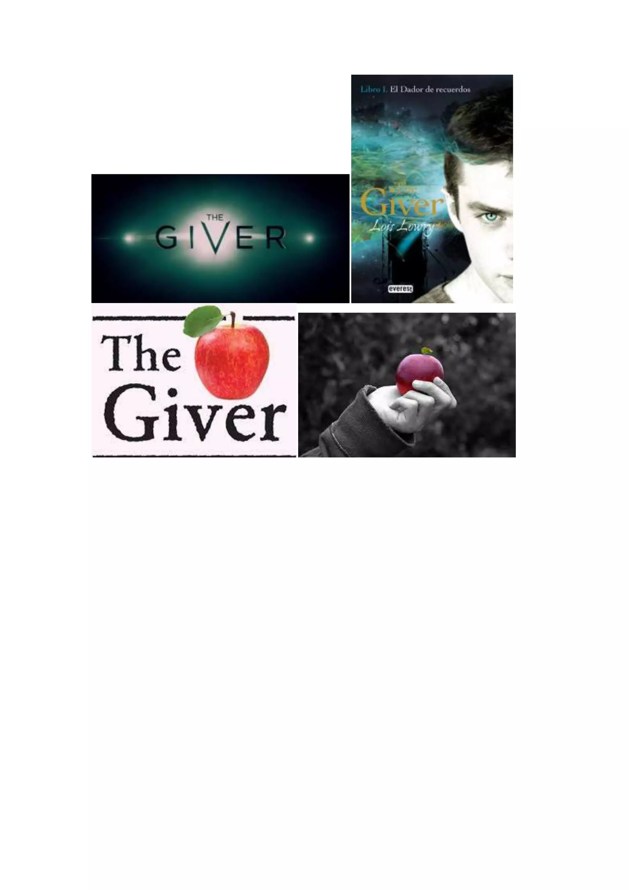 Book report "THE GIVER" | DOCX