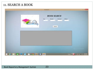 Book repository management system | PPT