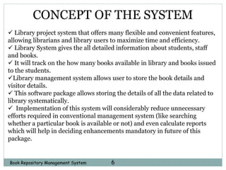 Book repository management system | PPT