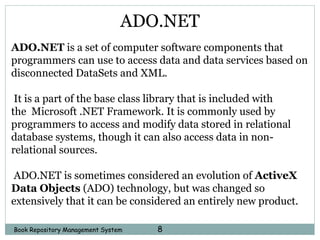 Book repository management system | PPT