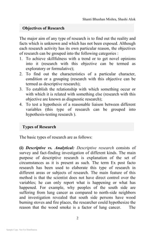 Books Research Methodology for beginners | PDF