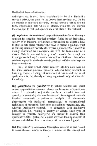 Books Research Methodology for beginners | PDF
