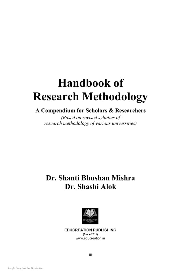 Books Research Methodology for beginners | PDF