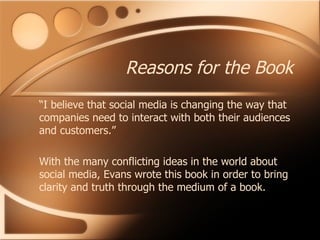 Book Review: Social Media Marketing | PPT